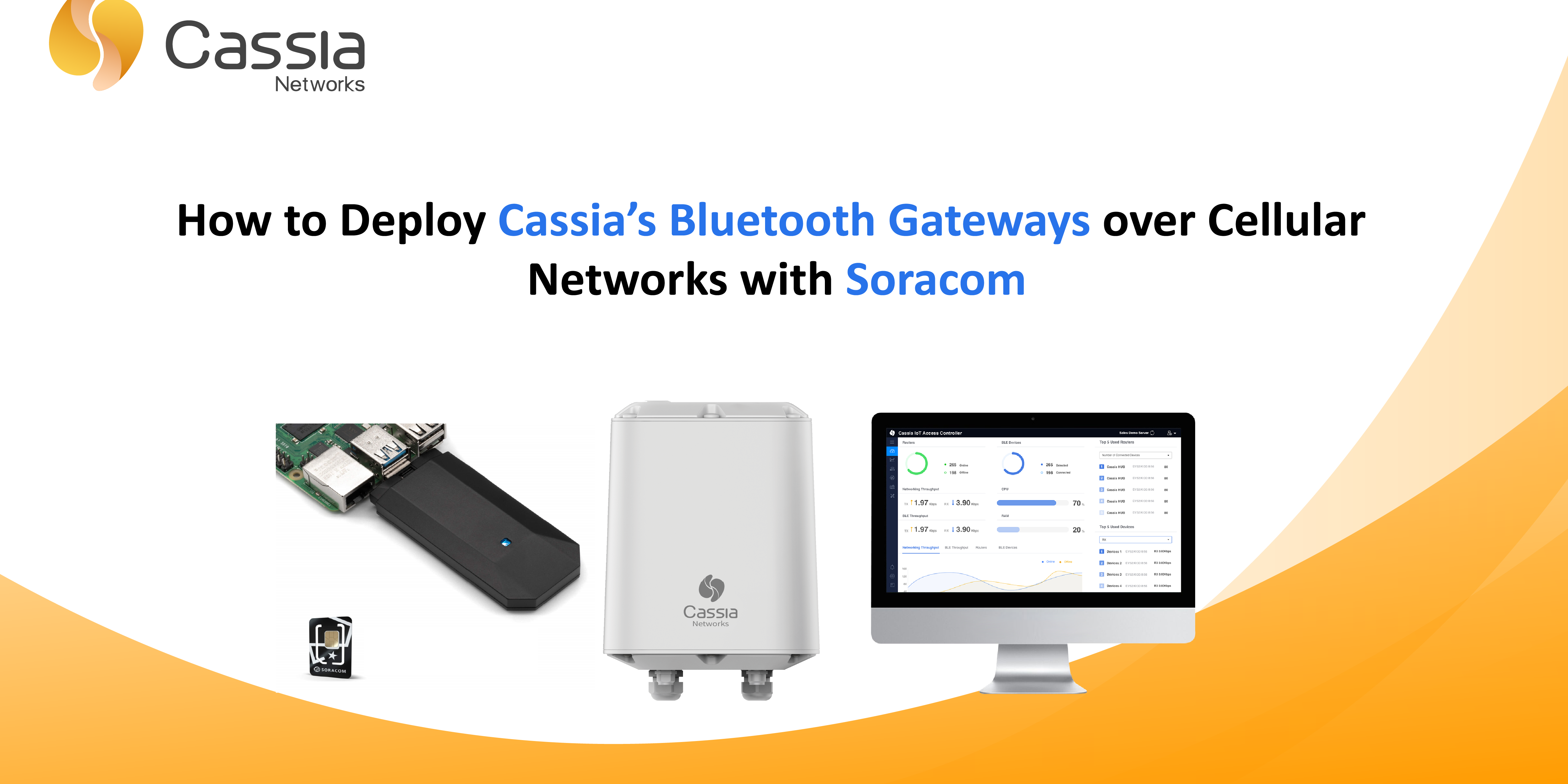 How To Deploy Cassias Bluetooth Gateways Over Cellular Networks With